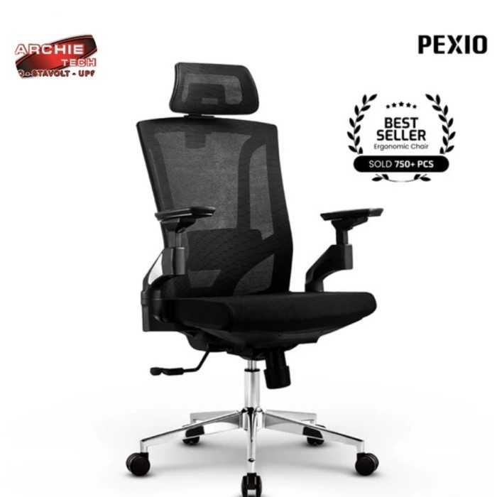 Jual Kursi Kantor Pexio Jervis Ergonomis Office Chair | Shopee Indonesia