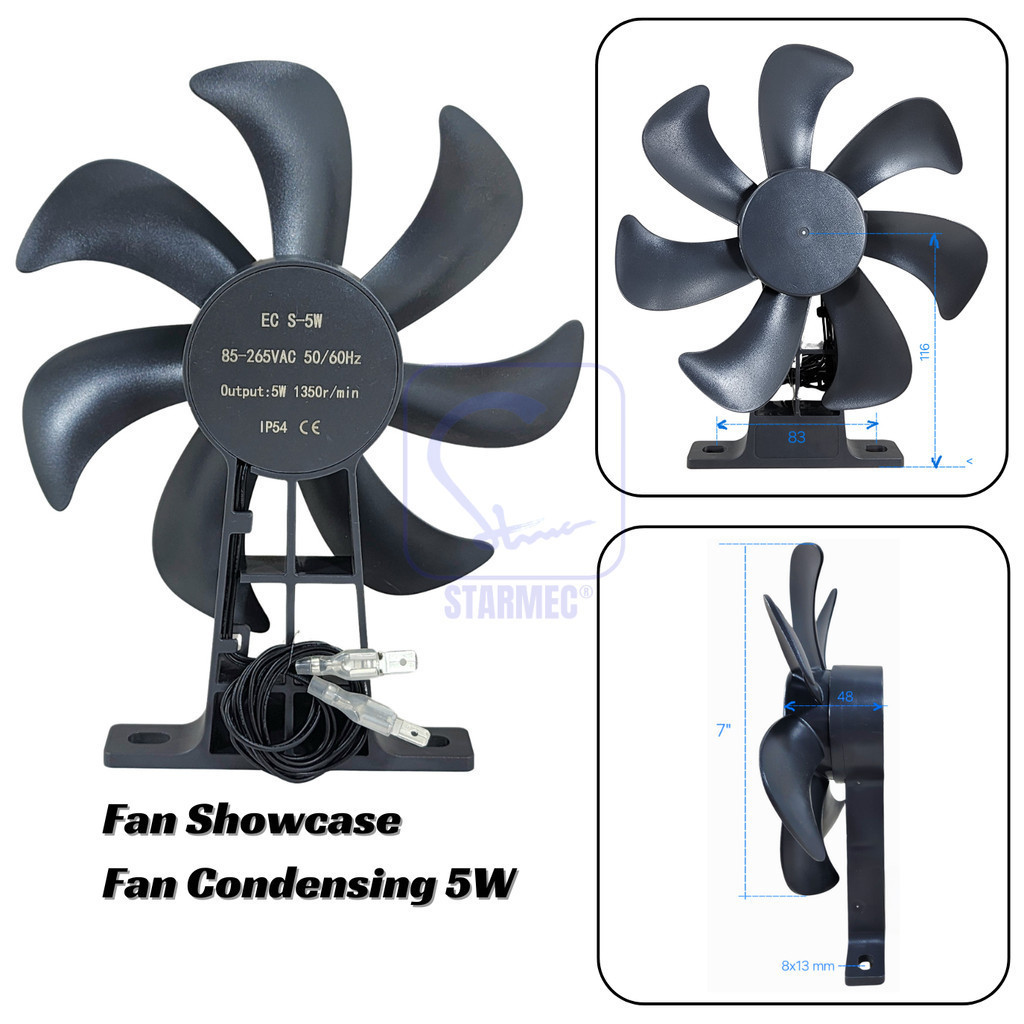 Jual Fan Motor Showcase Condensing 5 Watt ECQ Starmec | Shopee Indonesia