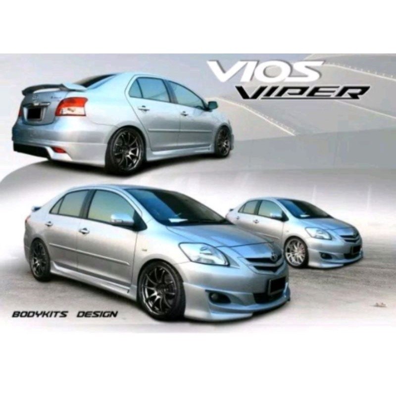 Jual Paket Bodykit dan Spoiler trd new vios Viper gen 2 2007-2012 ...