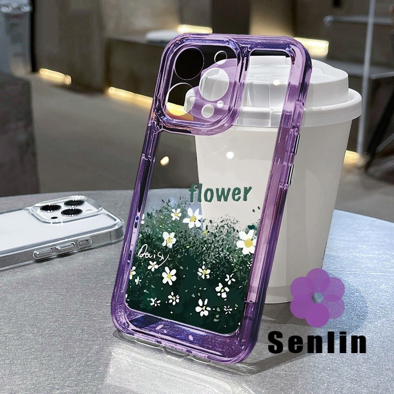 Jual rumput dan bunga transparan Case For Samsung A56 5G A36 A07 A26 5G ...