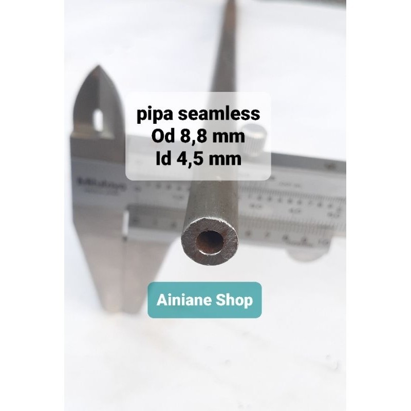 Jual Pipa Besi Seamless Od 8,8 mm / Id 4,4 mm Panjang 50 cm | Shopee ...