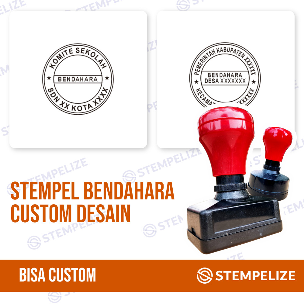 Jual Stempel Bendahara Custom Desain | Shopee Indonesia