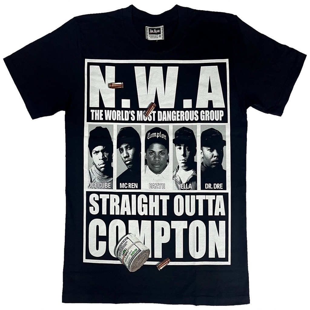 Jual cotton Original Design NWA - STRAIGHT OUTTA COMPTON SHIRT ( THE ...