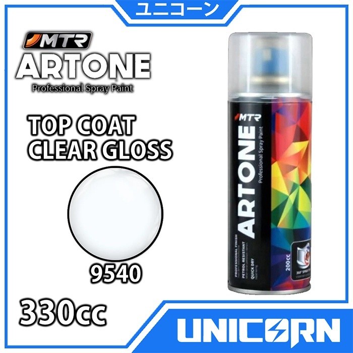 Jual ARTONE TOP COAT CLEAR 9540 / BOTOL CAT SPRAY | Shopee Indonesia