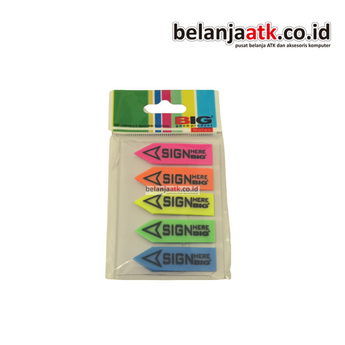 Jual Post It/Sticky Notes Sign Here 5W BIG 6021 | Shopee Indonesia