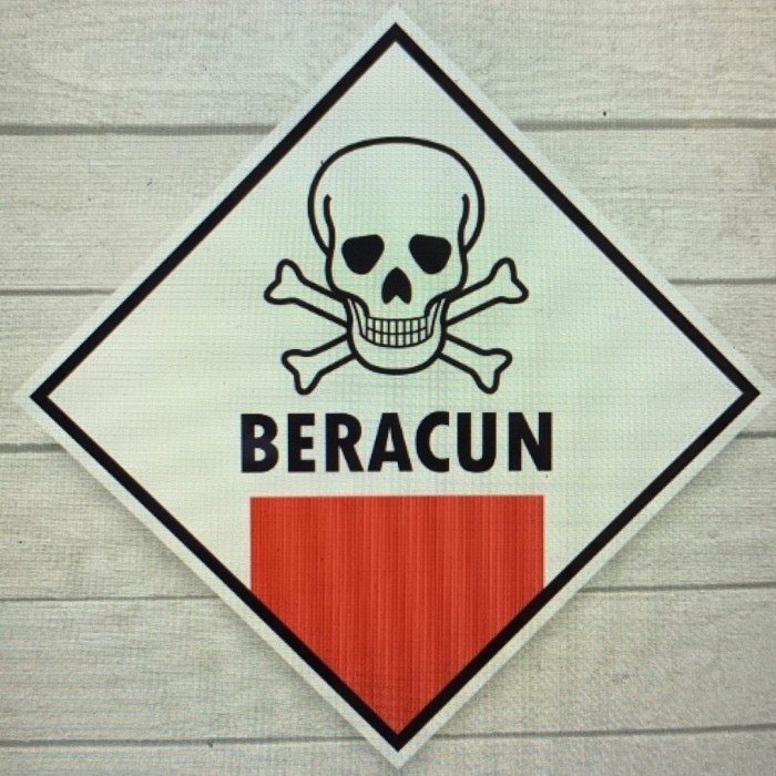 Jual LL Akrilik rambu k3 limbah ( beracun) - 30x30cm | Shopee Indonesia