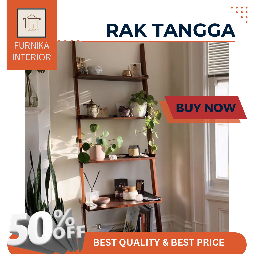 Jual RAK TANGGA RAK KAYU DISPLAY SUSUN RAK SERBAGUNA RAK MINIMALIS ...