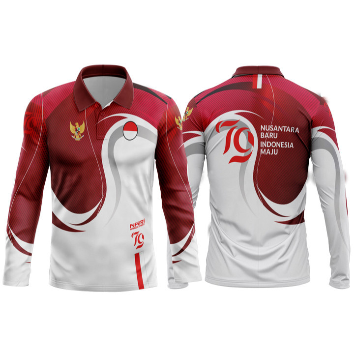 Jual kaos hut ri ke 79 dewasa baju hari ulang tahun indonesia 17 agustus 2024 fullprinting ...