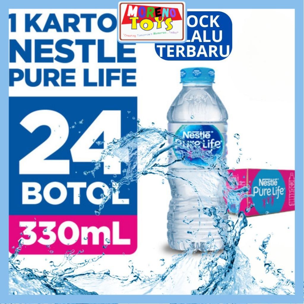 Jual Air Mineral NESTLE PURE LIFE 330 ML Isi 24 Botol PER DUS PER KARTON Termurah | Shopee Indonesia