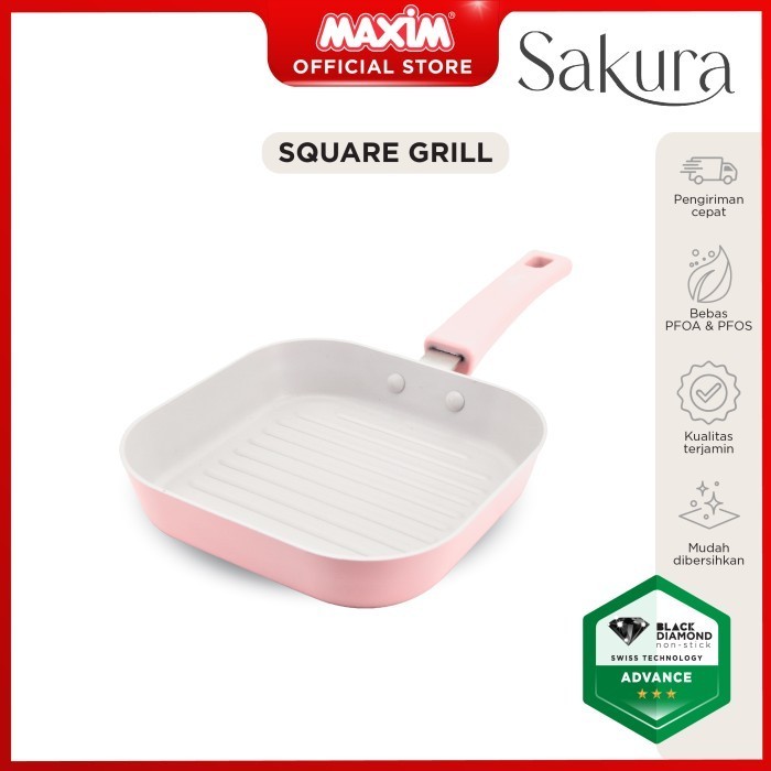 Jual Maxim Sakura Panggangan Kotak Mini Anti Lengket / Mini Square ...