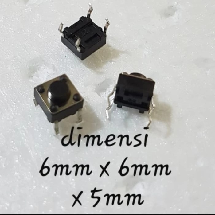 Jual BSM ( TOUCH SW TC0606A15/50 4P METAL BKT ) SWITH SWITCH TOMBOL PUSH ON NO N O KLAKSON PUSH ...