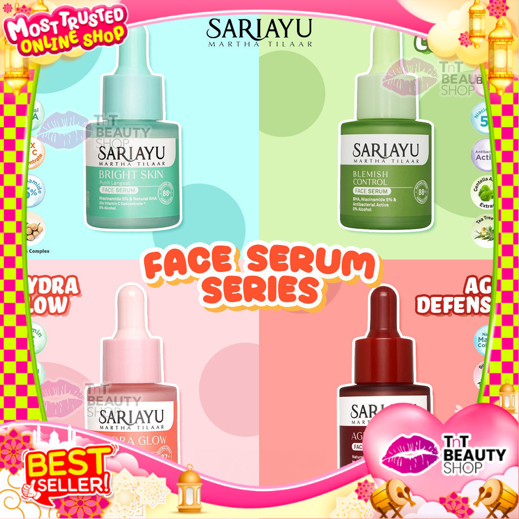 Jual Sariayu Face Serum Series 20ml Bright Skin Putih Langsat | Hydra Glow | Blemish Control Age ...
