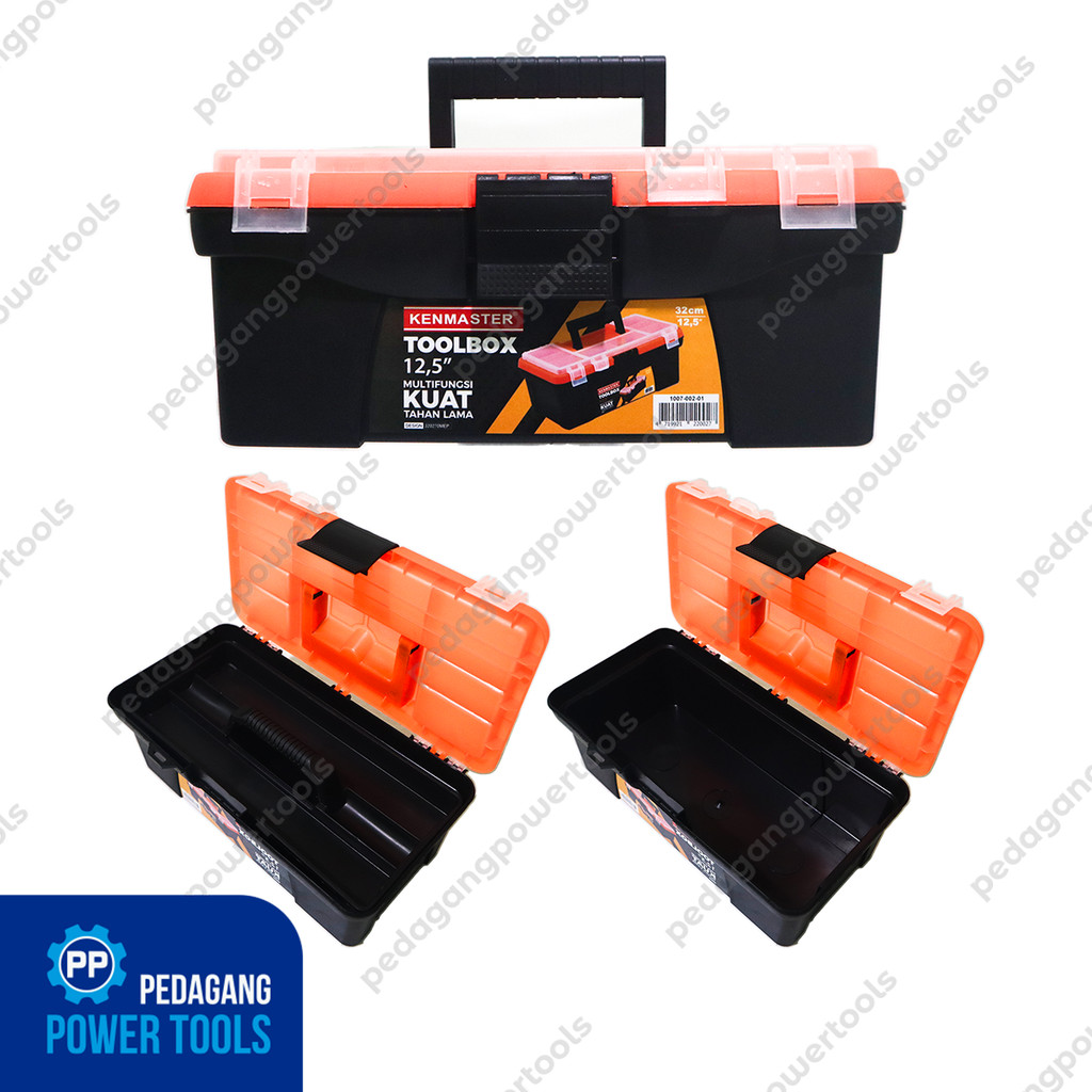 Jual KENMASTER Tool Box Plastik 12.5" Inch Medium Kotak Perkakas ...