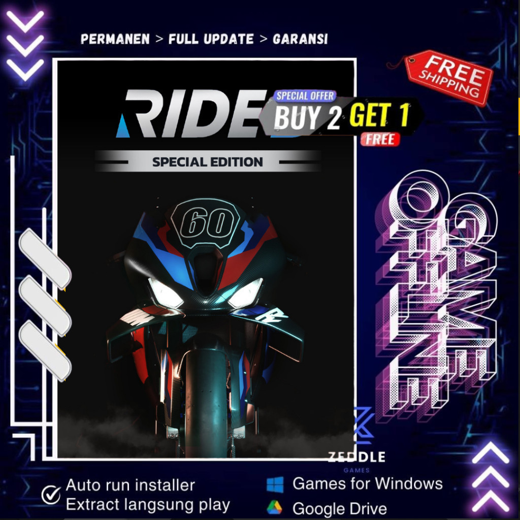 Jual RIDE 5 SPECIAL EDITION - GAME PC - GAME LAPTOP - PC GAME OFFLINE ...