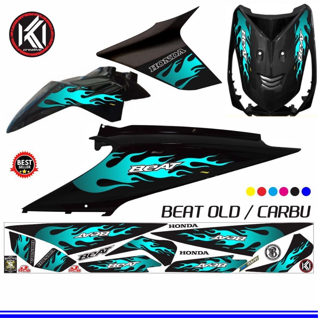 Jual VARIASI STICKER NEW VARIASI API MOTIP NEW SIMPEL DAN ELEGAN ...