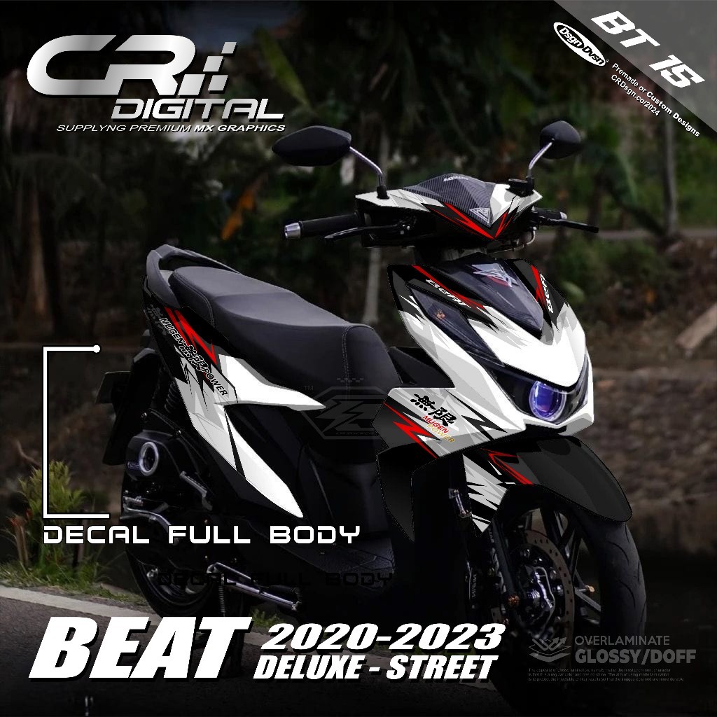 Jual (COD) TERBARU Decal Sticker Honda Beat Deluxe 2020 - 2024 STREET ...