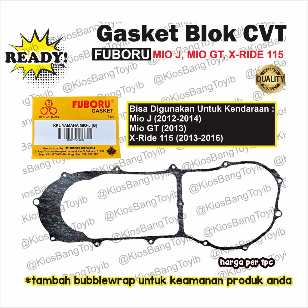 Jual Packing Paking Gasket Block Blok CVT Yamaha Mio J Mio GT X-Ride 115 (Fuboru) | Shopee Indonesia