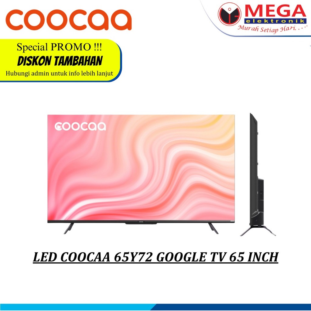 Jual LED COOCAA 65Y72 GOOGLE TV 65 INCH | Shopee Indonesia