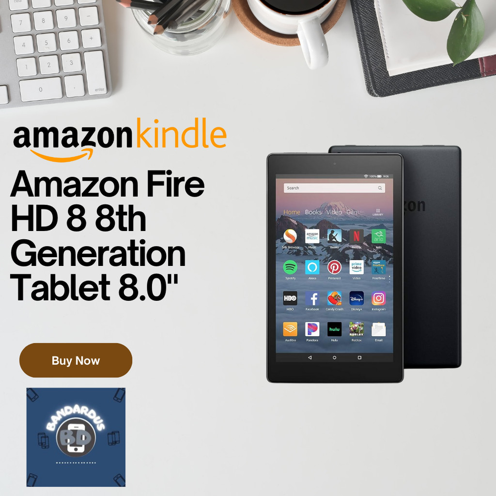 Jual Amazon Kindle Fire HD 8 L5S83A 8th Generation 8.0" Second | Shopee ...
