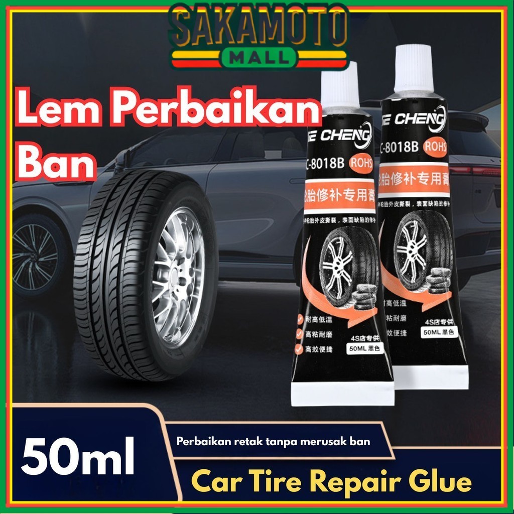 Jual Lem Ban Hitam Roda Kendaraan 50ml Roda Kendaraan Car Tire Repair ...
