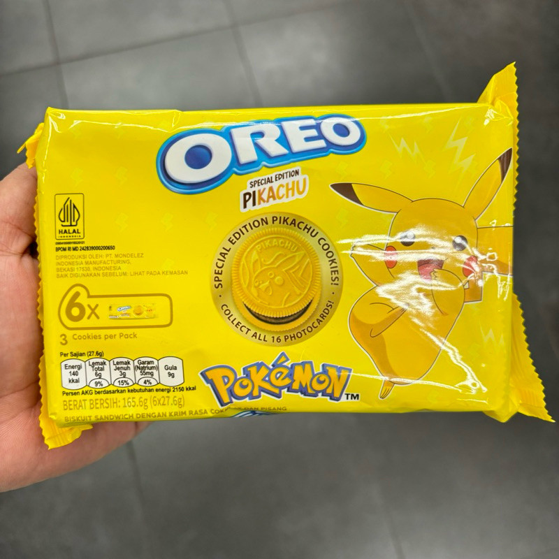 Jual Oreo Kuning Pokemon Pikachu isi 6 x 27.6 gr ss91 | Shopee Indonesia