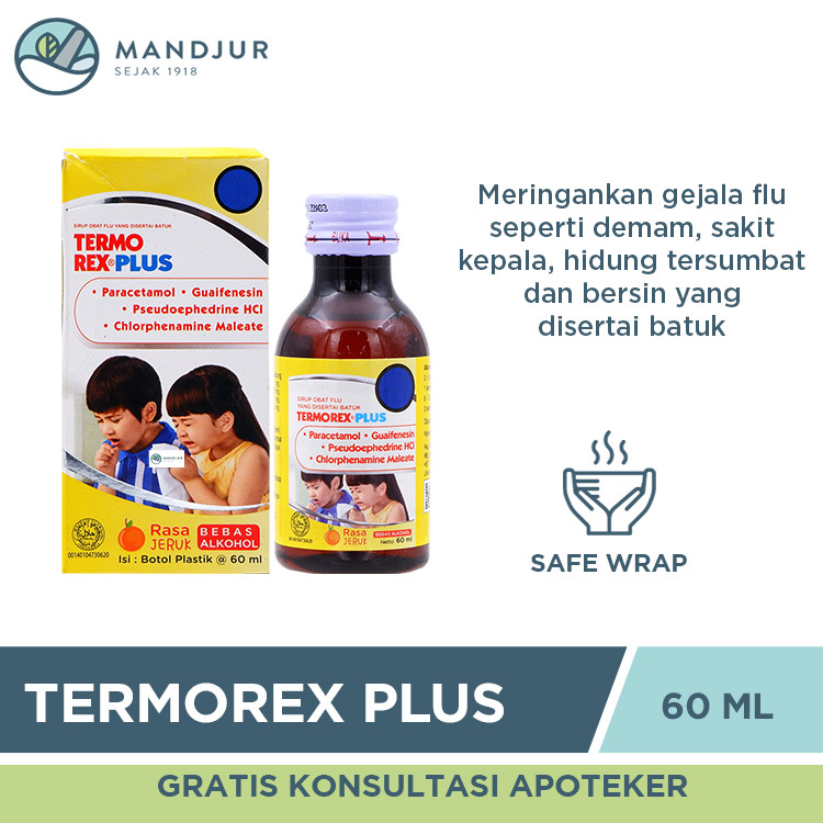 Jual Termorex Plus Sirup 60 mL - Obat Batuk dan Pilek Anak | Shopee ...