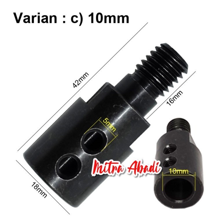 Jual Adapter Chuck Drill Bor GERINDA M10 Cutting Saw 4 inch Angle ...