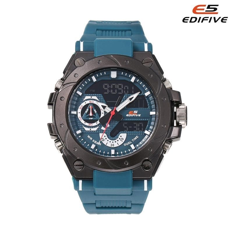 Jual Edifive Jam Tangan Pria Tali Rubber Chronograph Vintage Formal IT8021 | Shopee Indonesia