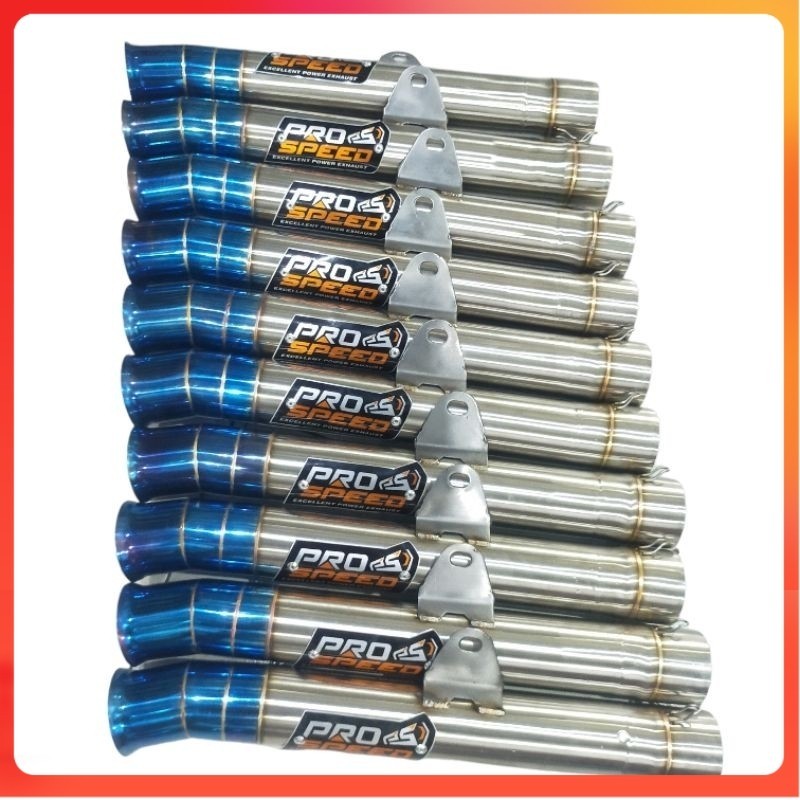 Jual blue tip Pro Speed Exhaust Canister Only Inlet 51mm blue Kou ...