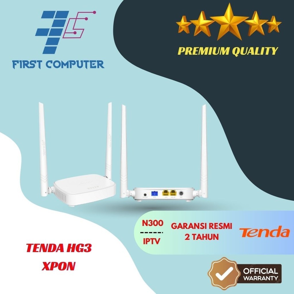 Jual Tenda HG3 N300 Wi-Fi xPON ONT | Shopee Indonesia