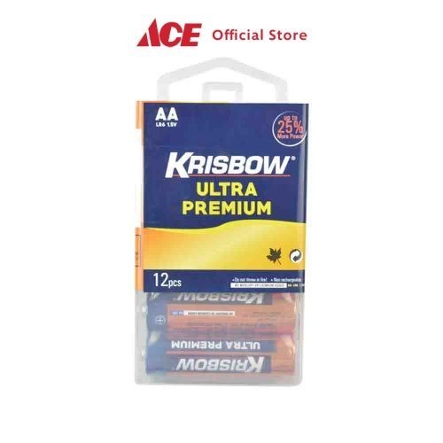 Jual Ace - Krisbow Baterai Ultra Alkaline Aa 12pcs | Shopee Indonesia