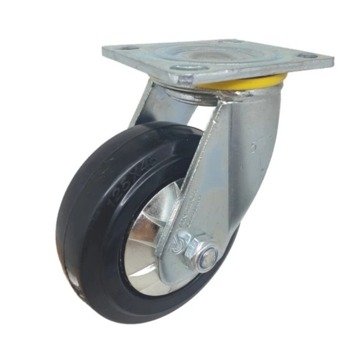 Jual Roda Karet Elastis Heavy Duty Vintech Germany 5 inch Hidup ...