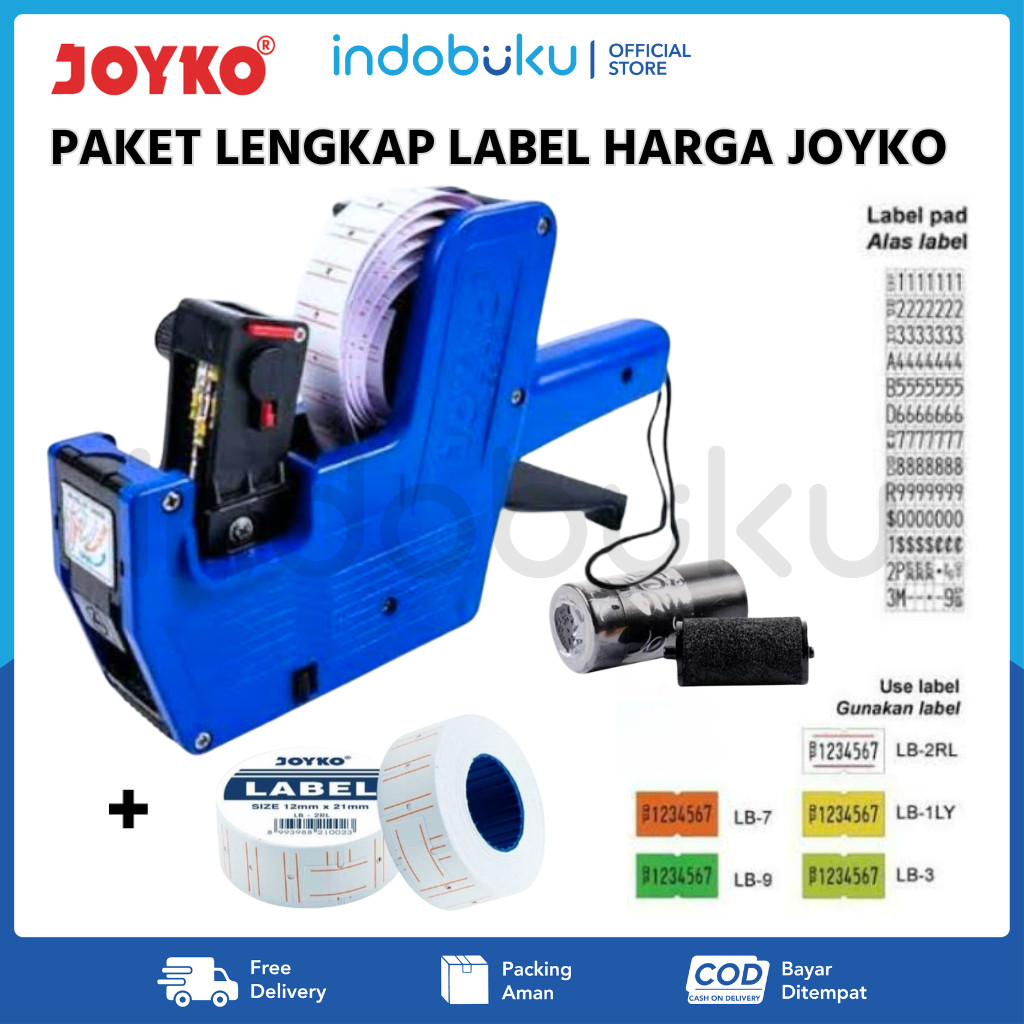 Jual Labeller Paket Lengkap Joyko Paket Murah Alat Label + Kertas Label ...