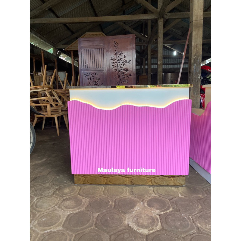 Jual Meja Kasir Custom List Stainless | Shopee Indonesia