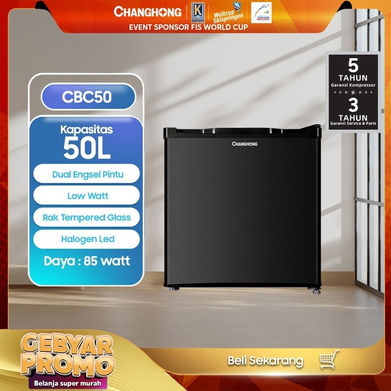 Jual Changhong Kulkas Mini Bar (Refrigerator) Lemari Es Kapasitas 50 ...