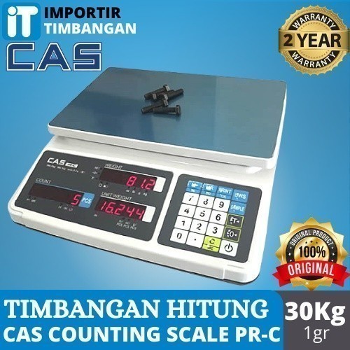 Jual Timbangan Digital Hitung Counting Scale Digital CAS PR-C Warung Sembako Toko Beras Telur ...