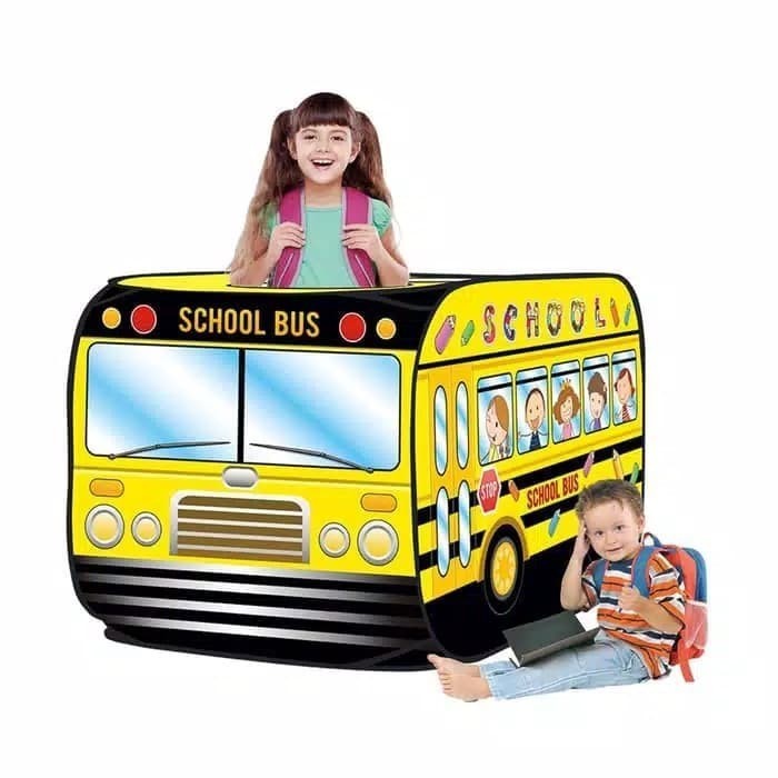 Jual Merci MAINAN TENDA ANAK PASO MOBIL BUS SEKOLAH SCHOOL BUS POP UP ...