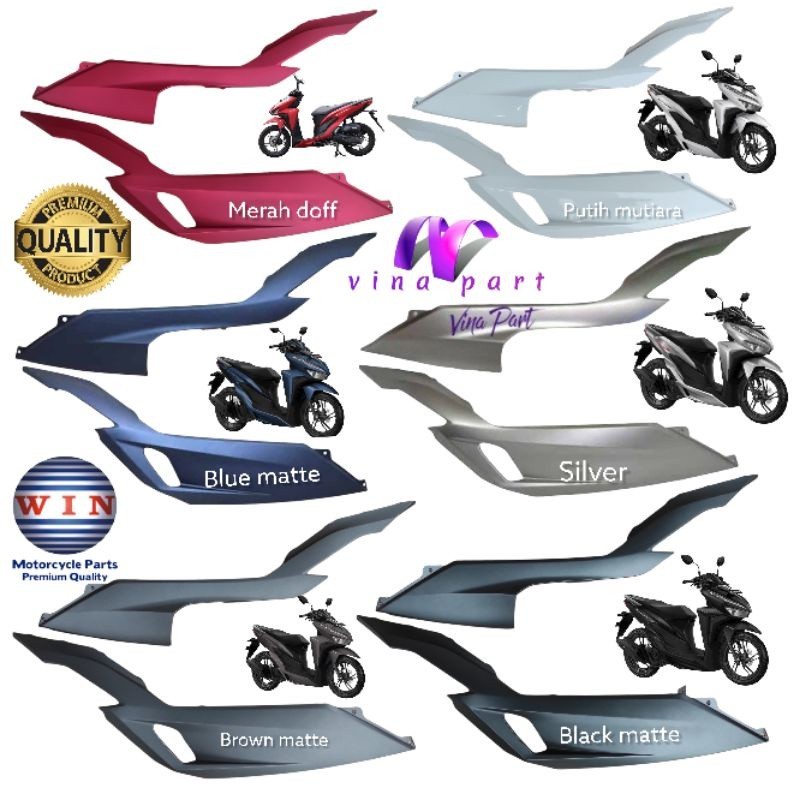 Jual sepasang cover under side dek samping bawah vario 125 150 new 2018 ...