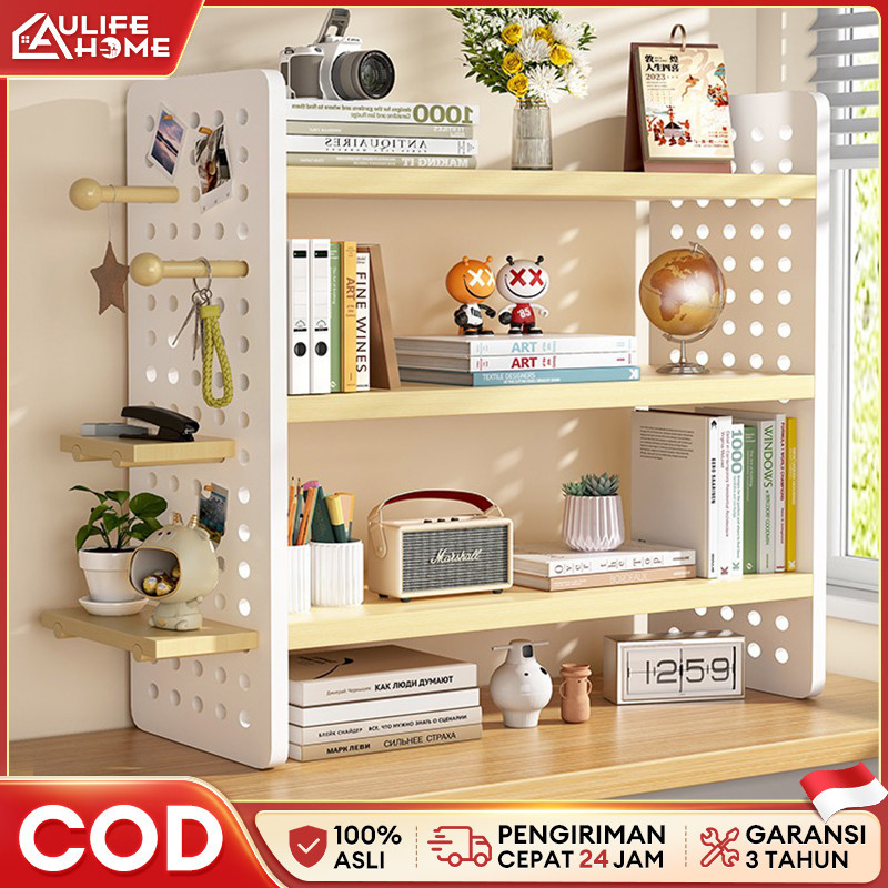 Jual Rak Desktop Storage Rak Meja Stationery Rak Buku Desktop Rak ...