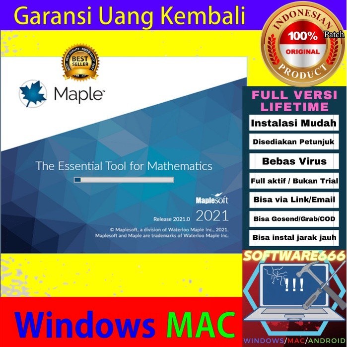 Jual Software Matematika: Maplesoft Maple 2021 [WIN] - SOFTWARE - APLIKASI - PC | Shopee Indonesia