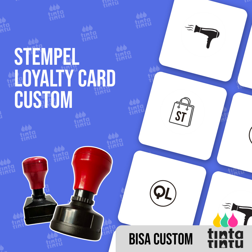 Jual Stempel Loyalty Card Custom | Shopee Indonesia