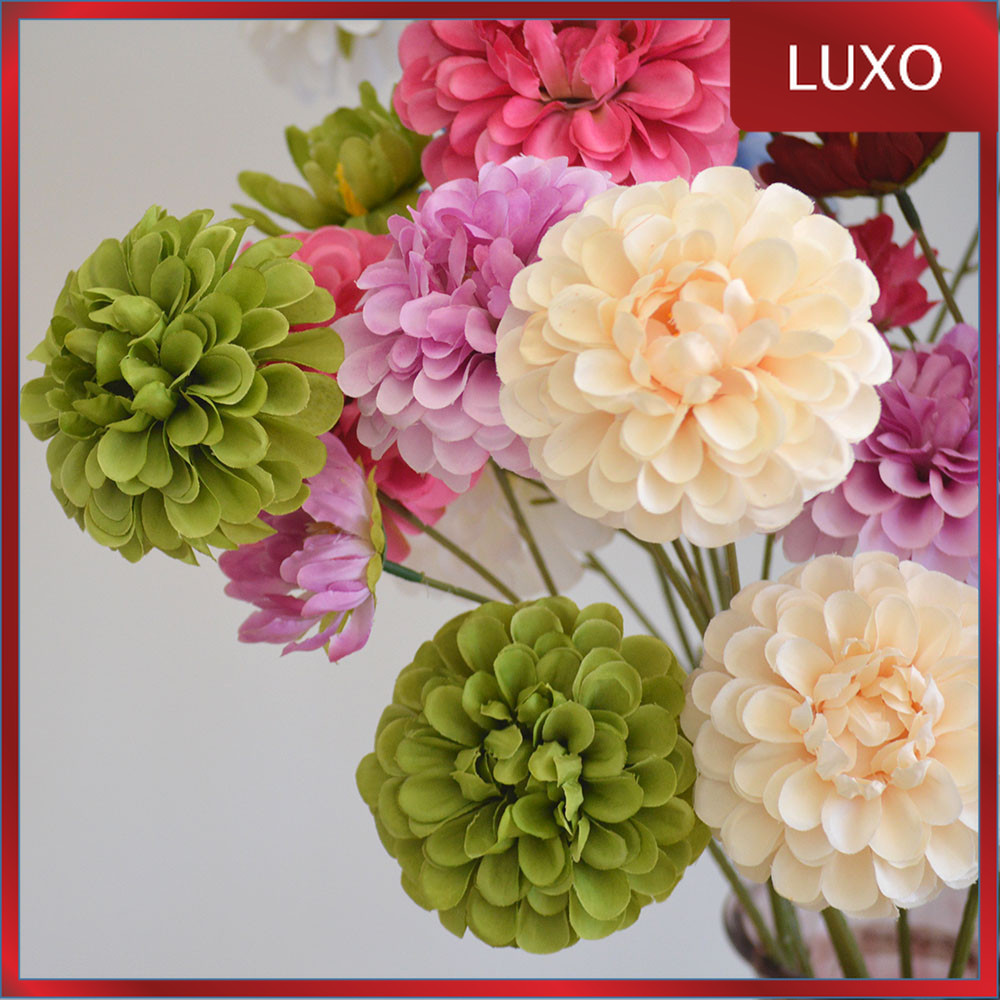 Jual LUXO - C02 ANXI 65cm Artificial Bunga Mawar 3 Cabang 3 Kuntum ...