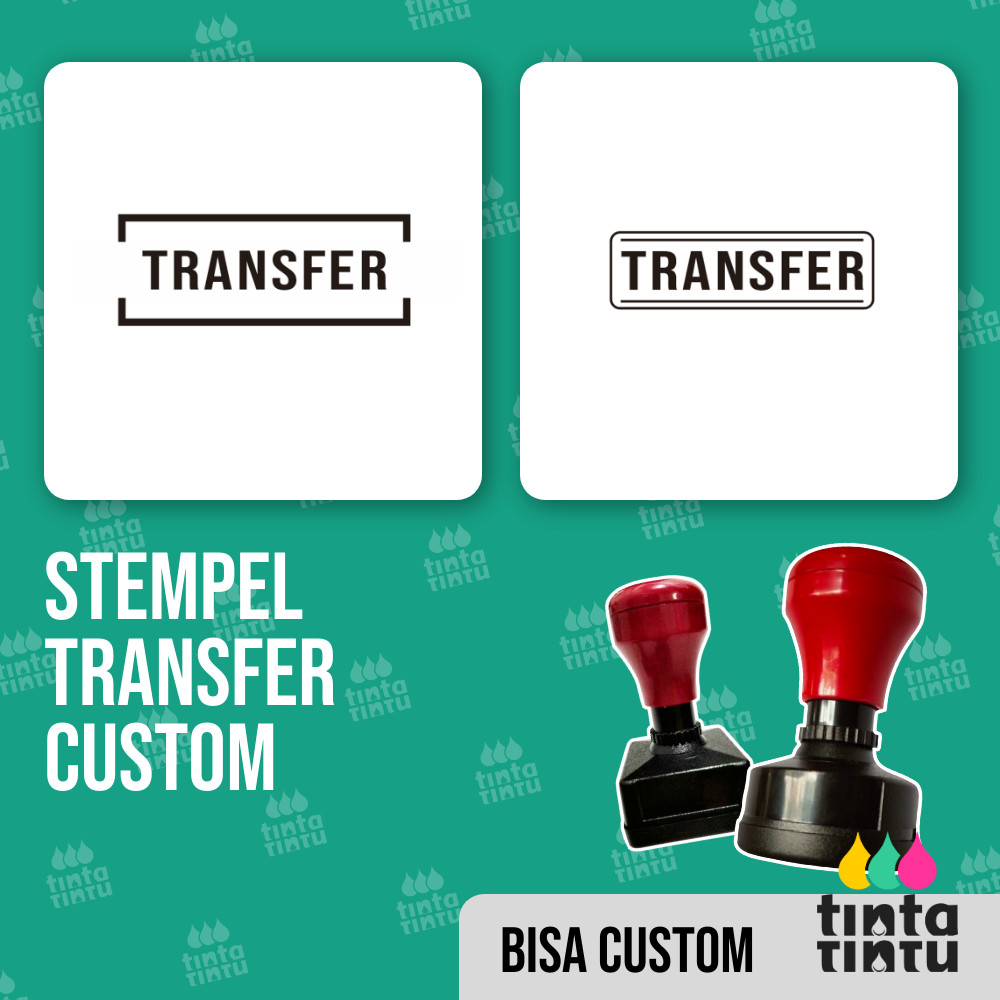 Jual Stempel Transfer Custom | Shopee Indonesia