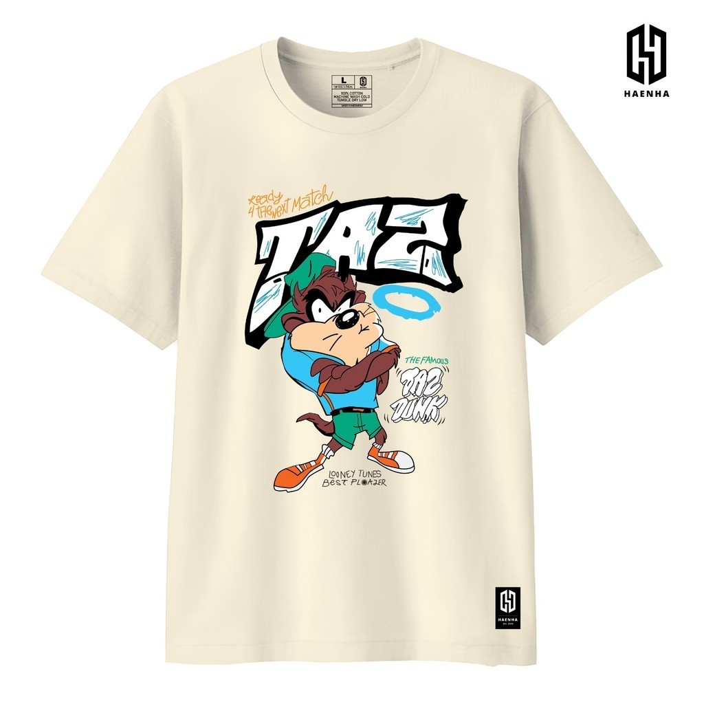 Jual HAENHA Taz Dunk Kartun Baju Kaos Distro - T shirt Sablon Unisex ...
