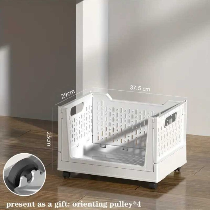 Jual Rak Kotak Lipat Susun Barang Buku Perabot Shelf Storage Dengan ...