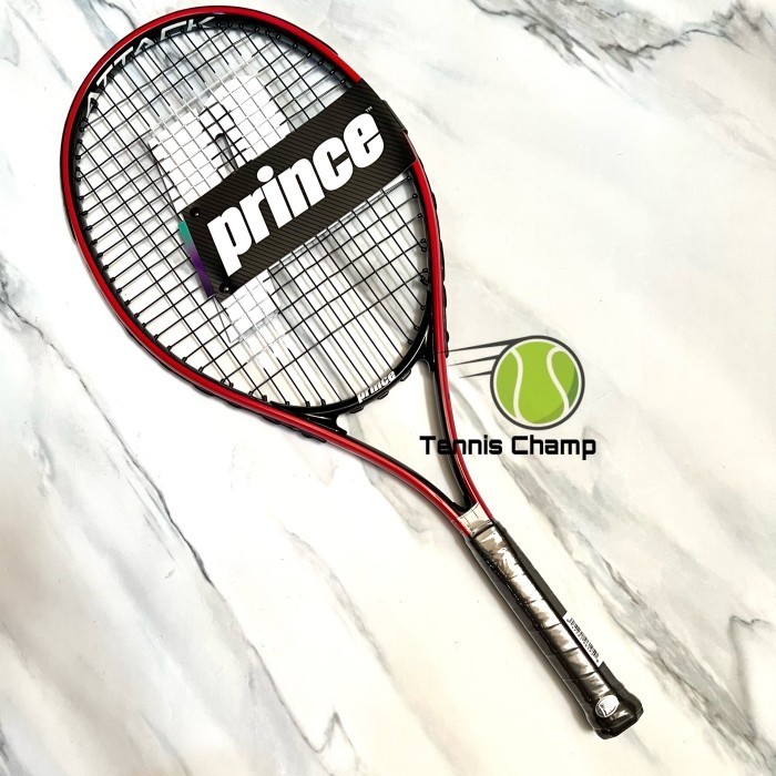 Jual Raket Tenis Prince Attack 27 Black Red/Tennis Racket Prince 278gr ...