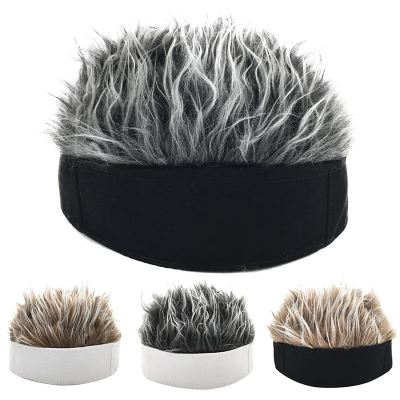Jual FH Wig Rambut Korea Pendek Gaya Retro Hip-Hop Import/Topi Wig Pria ...