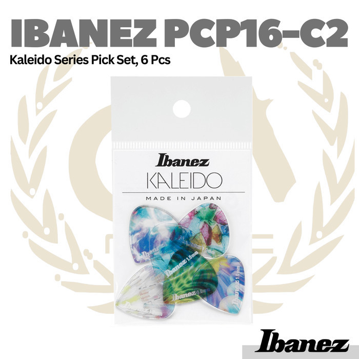 Jual IBANEZ PCP16-C2 Kaleido Series Guitar Pick Set, 6pcs | Pik Gitar ...