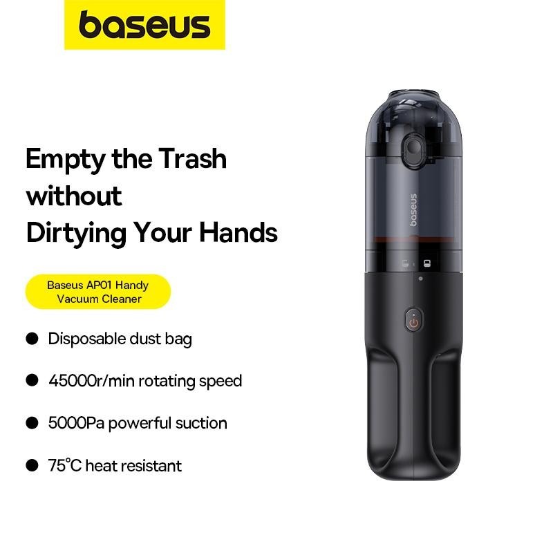 Jual Baseus Car Vacuum AP01 Handy Vacuum Cleaner (5000pa) Portable ...