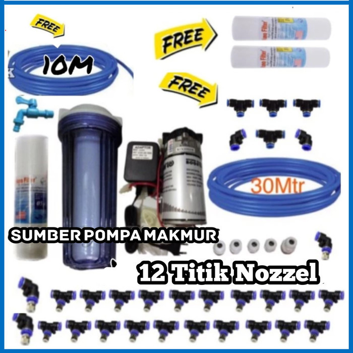 Jual Mesin Embun Atau Walet 12 Nozzle Sprayer Misting Pengabutan ...